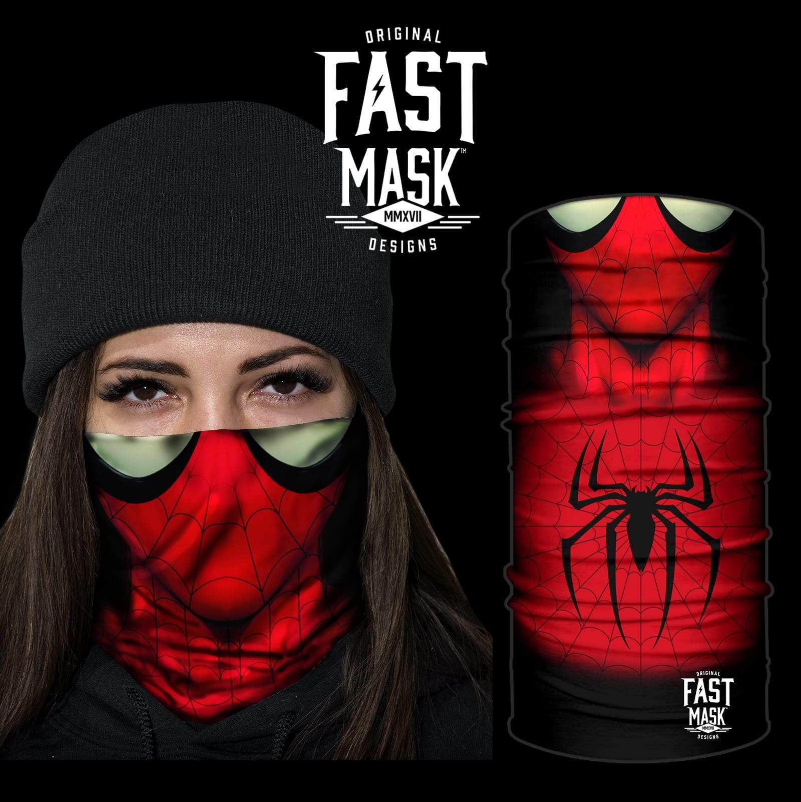 Fast Mask Neck Gaiter Super Hero Design Tubular Face Mask - Ideal Gift ...