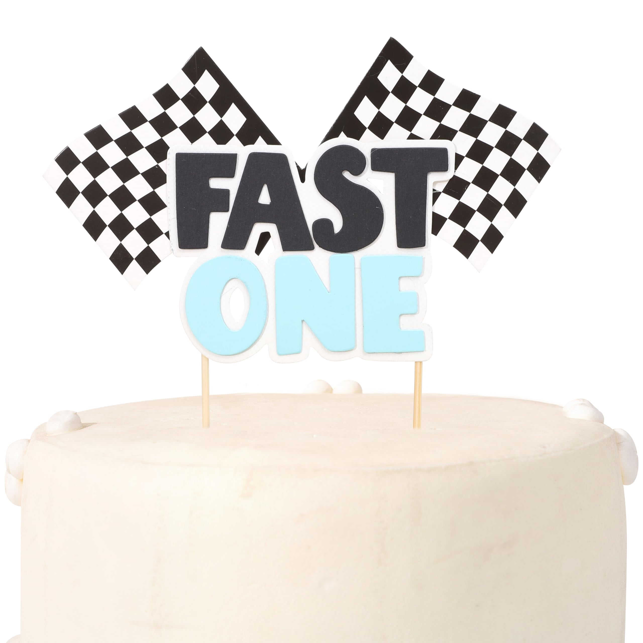 Fast One Birthday TWE5 Cake Topper - Fast One Birthday Decorations,Race ...
