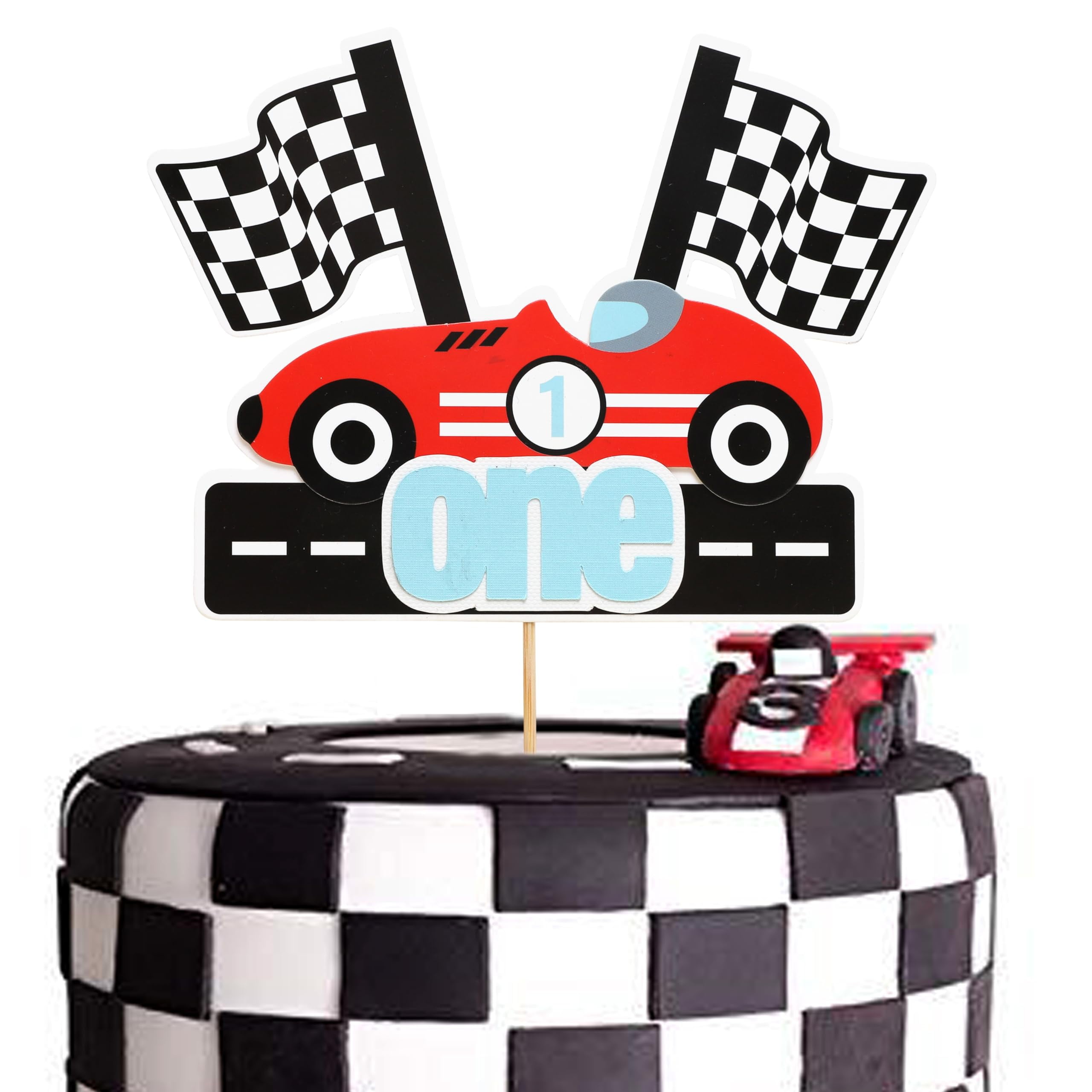Fast One CakeTRDN Topper - Race Car One Birthday Party Decorations ...