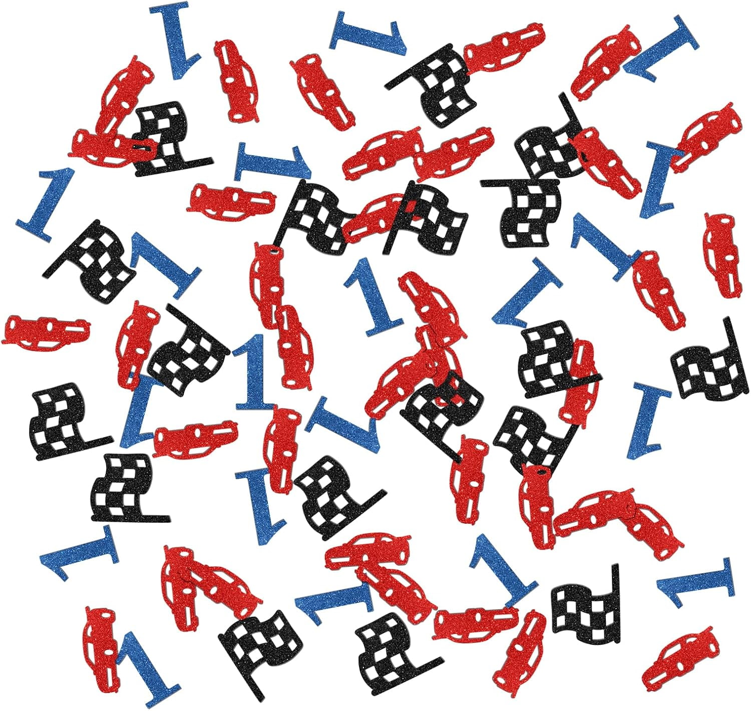 Fast One Confetti Glitter, Racing Car 1st Birthday Table Decor ...