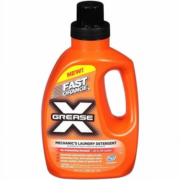 Pinpoint Fast Orange Grease X Mechanic Laundry Detergent, Removes ...