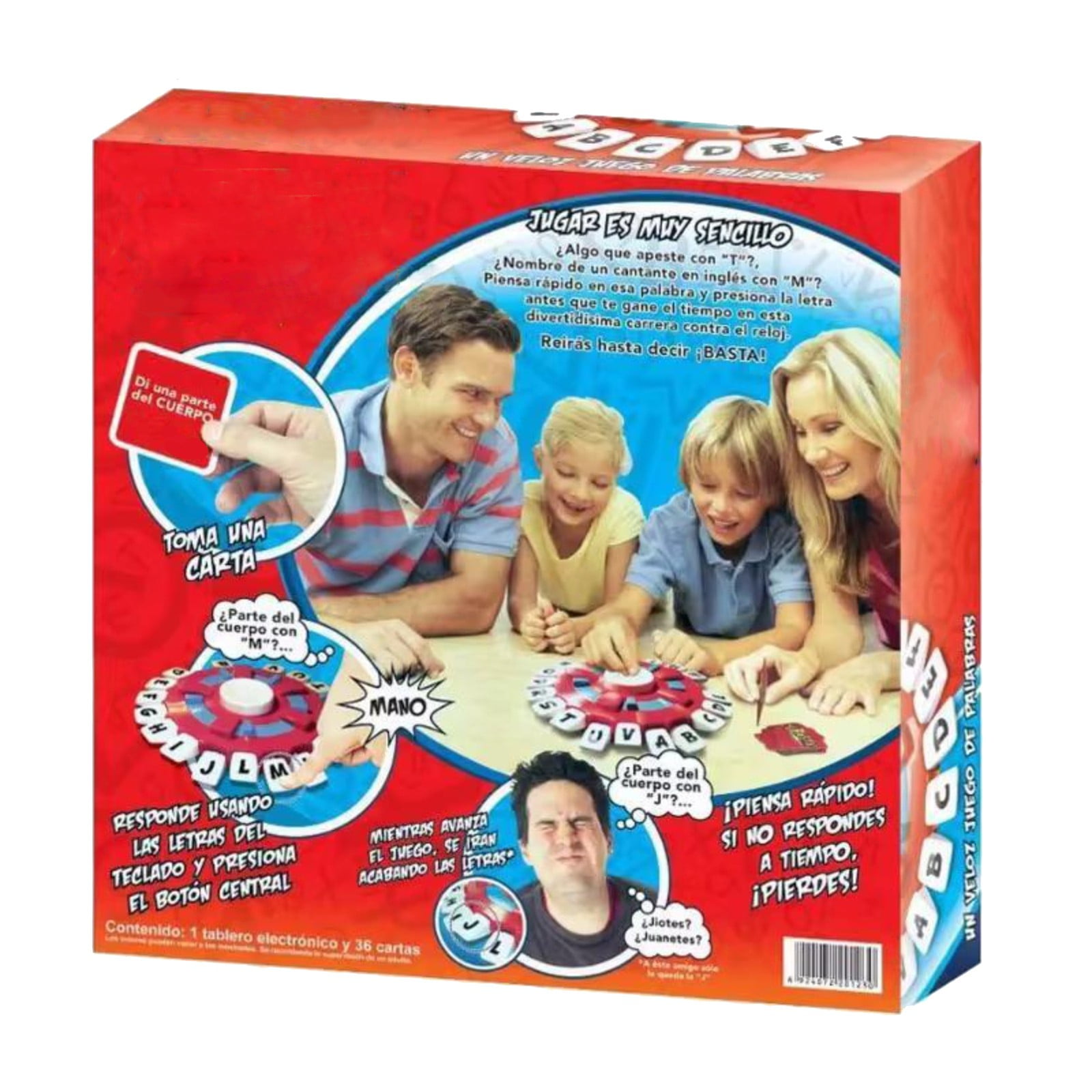 Fast-Paced Electronic Alphabet Board Game for Kids and Families – Fun Educational Party Game ...