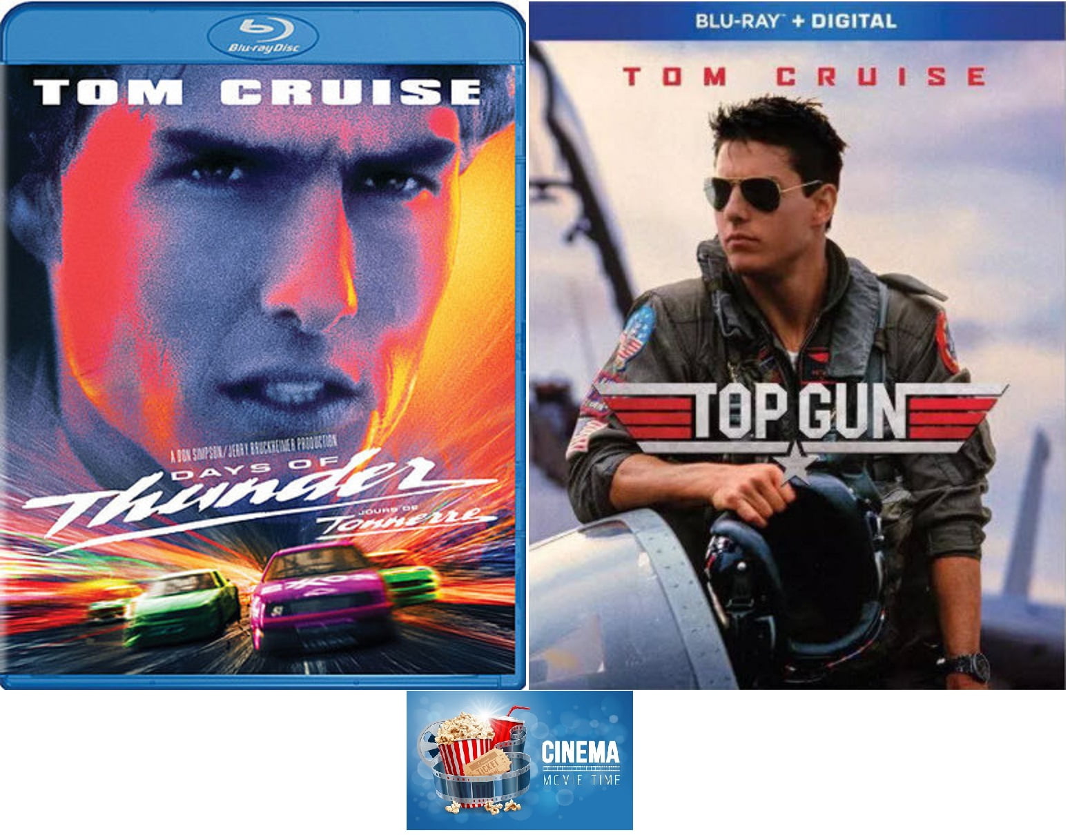 Fast-Paced Jets & Cars Action Top Gun Tom Cruise + Days of Thunder ...