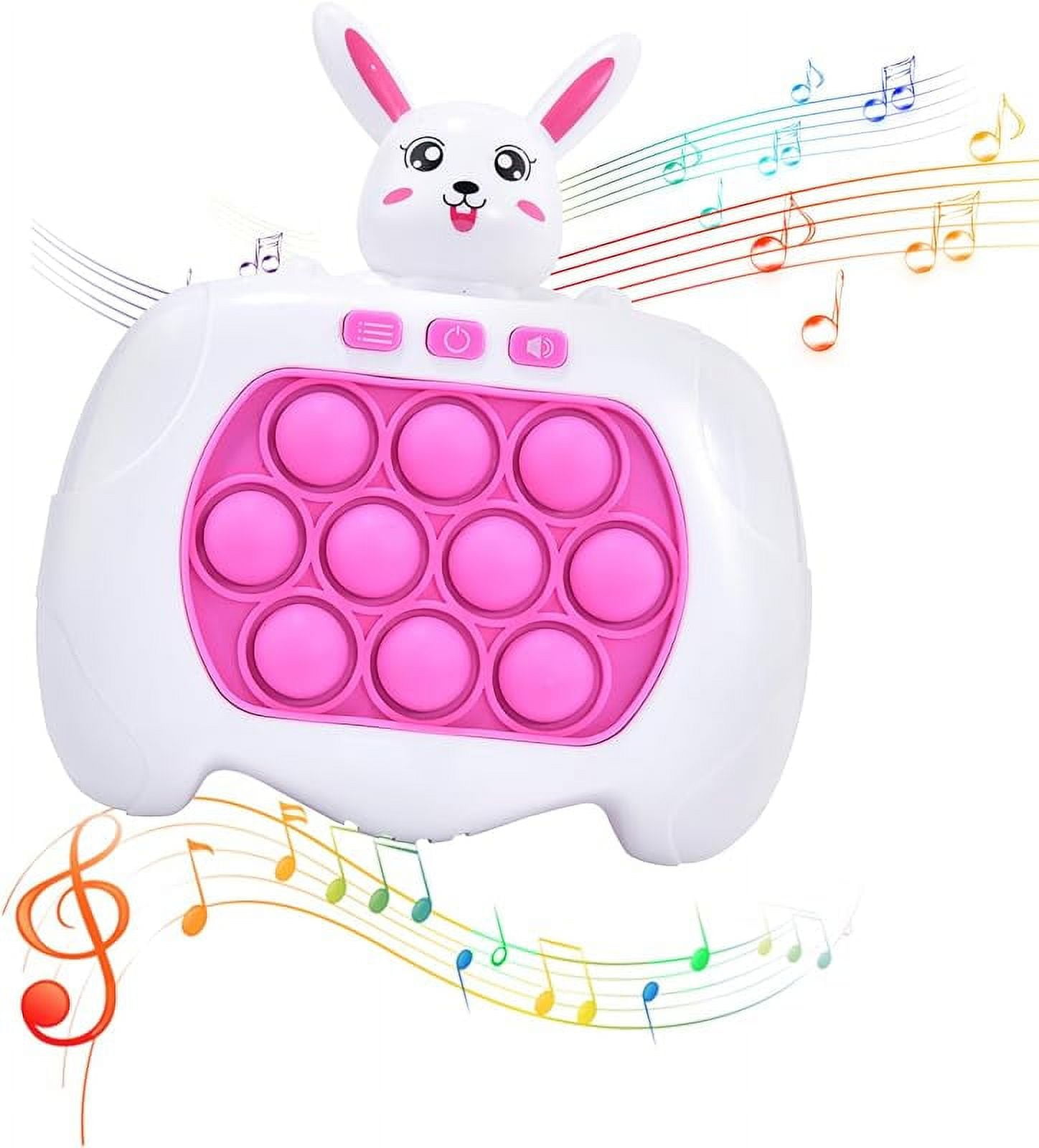 Fast Push Bubble Game, Light Pop Game Up Fidget Toy Handheld Game ...