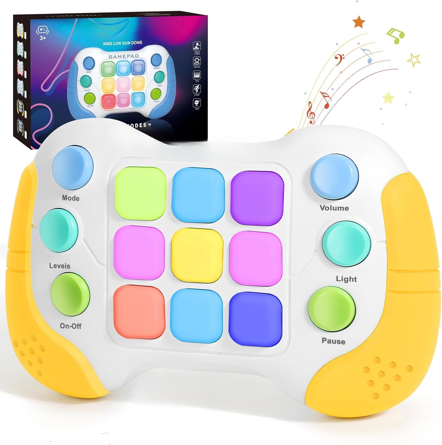 Fast Push Fidget Toys Handle, Flashing Handheld Game for Kids Teens ...