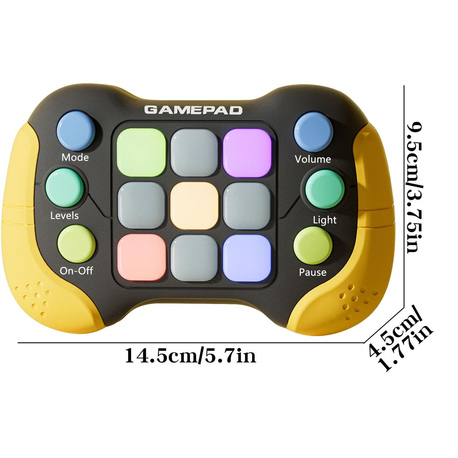 Fast Push Game Fidget Toys Handle, Flashing Quick Press Games Pro for ...