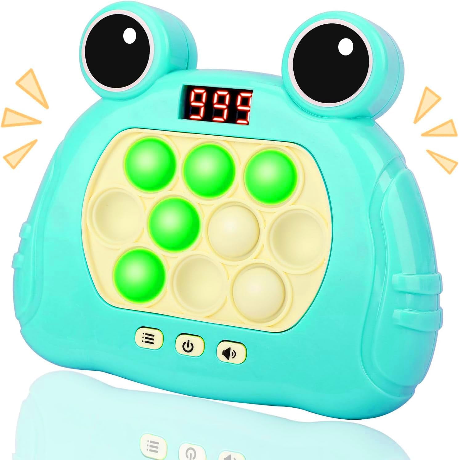 Fast Push Game Fidget Toys Pop Game Handheld Bubble Game Console Light ...