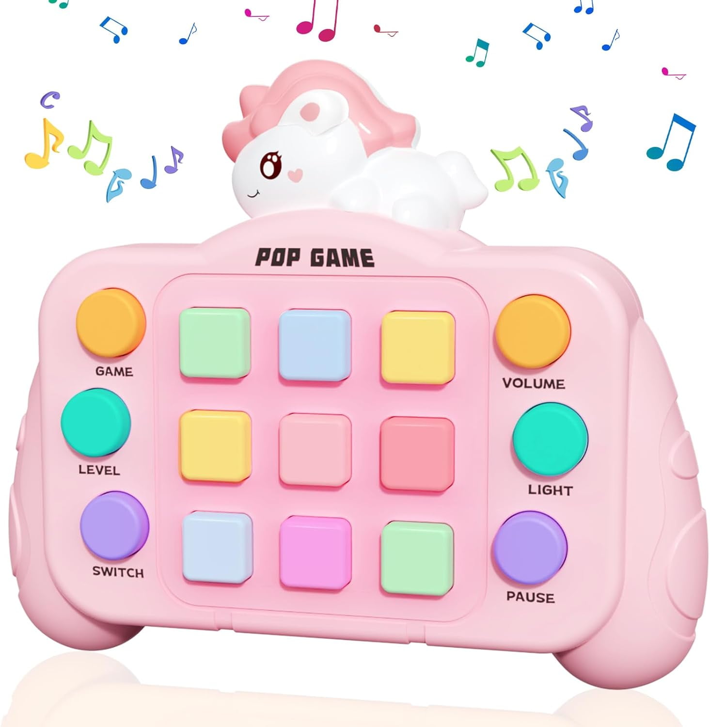 Fast Push Game Fidget Toys, Upgraded Flashing Handheld Game Sensory ...