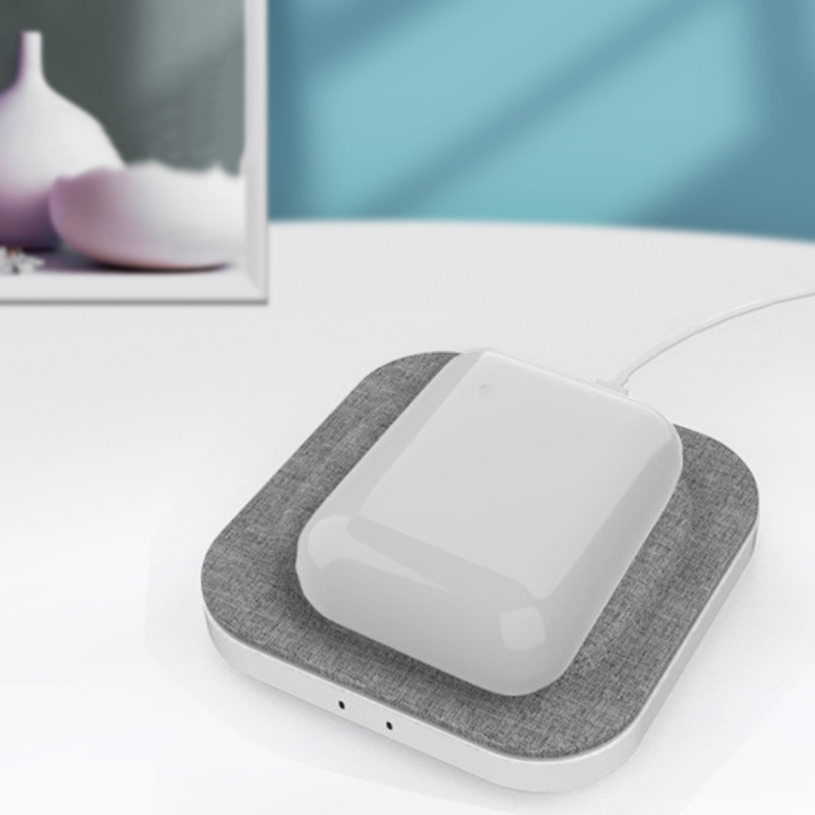 Fast Qi Wireless Charger, Dual Device Charging Pad, Sleek Glass Design ...