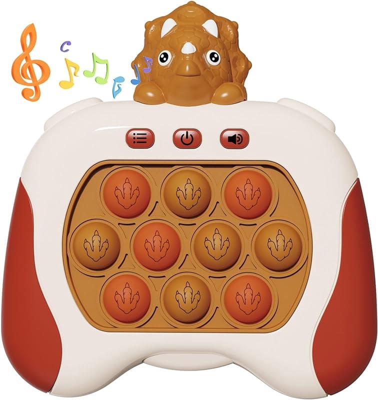 Fast Quick Push Bubble Pop Fidget Toy, Electronic Light Up Game Console ...