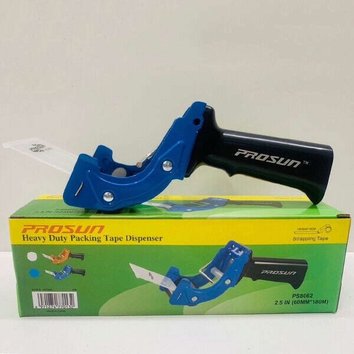 Fast Reload 2.5" Inch Tape Gun Dispenser Packing Sealing Cutter 2 Rolls ...