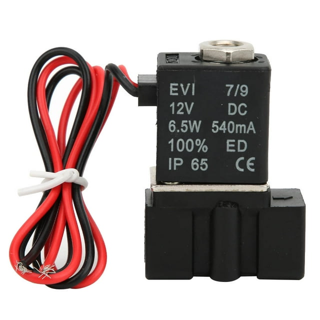 Fast Response Plastic Electric Solenoid Valve 12V DC 2 Position 2 Way ...