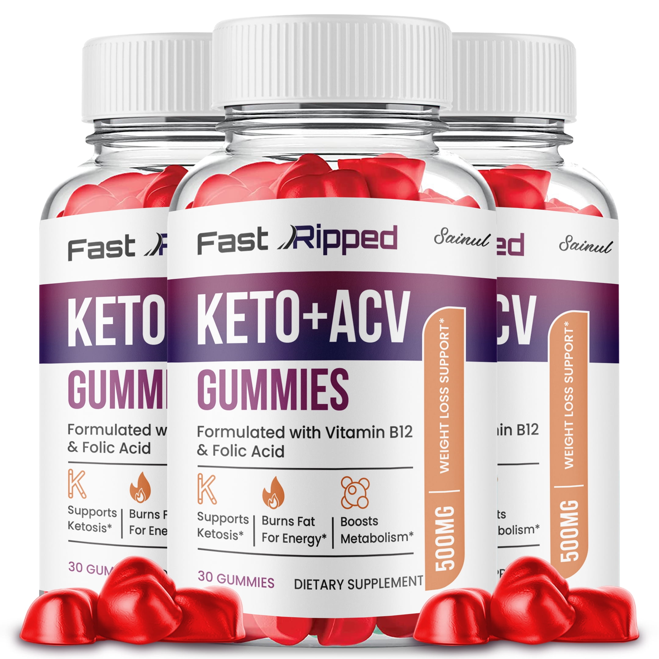 Fast Ripped Keto Acv Gummies Maximum Strength Apple Cider Vinegar 3