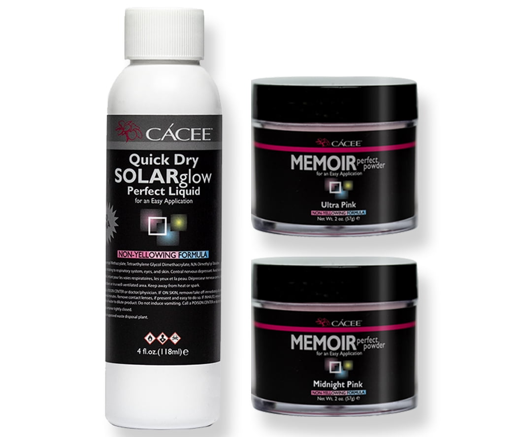 Fast Setting Acrylic Nail Kit, Quick Dry Solar Glow, Includes Acrylic ...