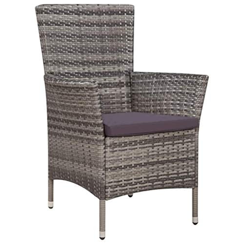 (Fast Shipments)Patio Single Sofa Chair and Stool, All Weather Outdoor ...