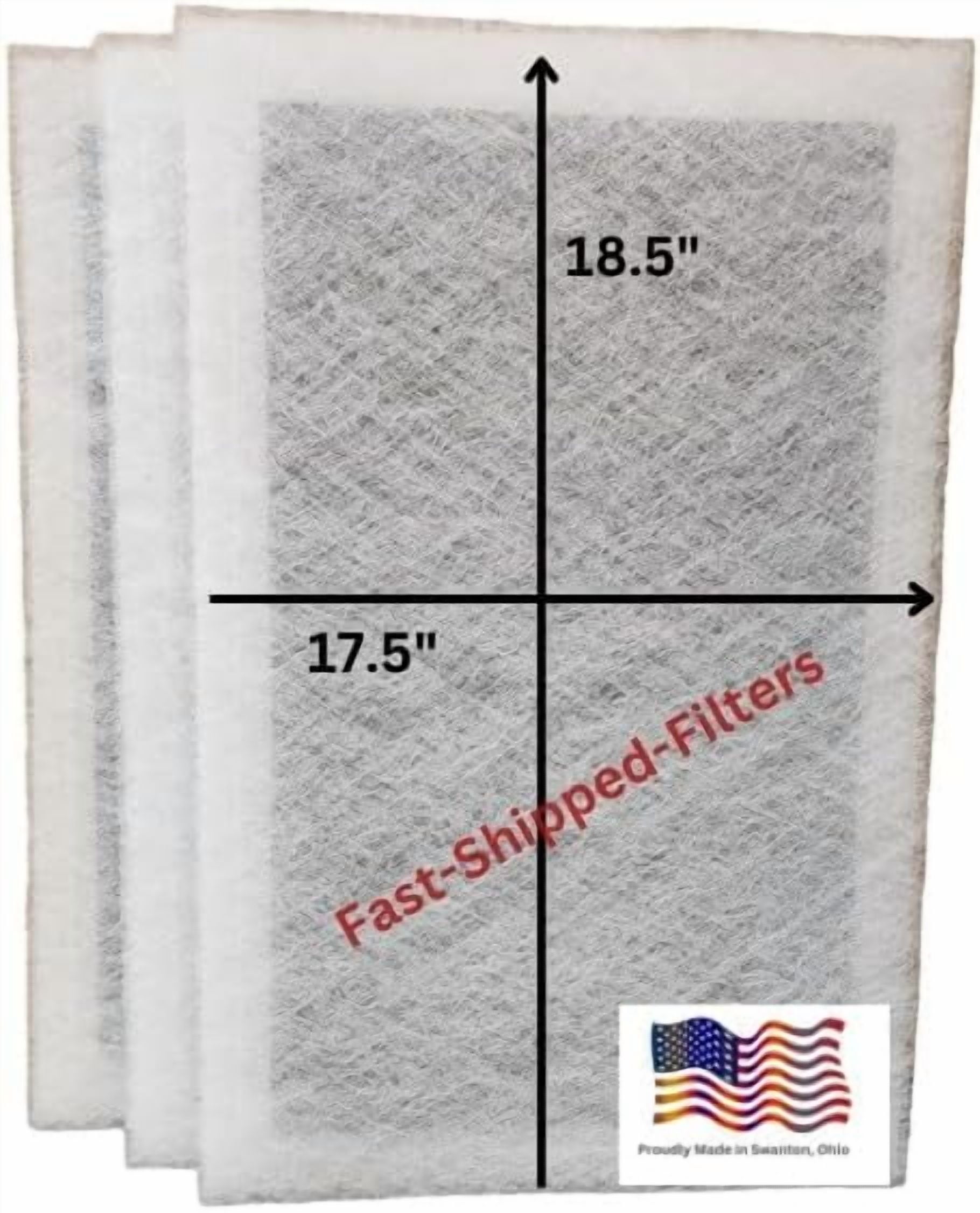 Fast-Shipped-Filters 3 Pack 20x20 Replacement Filter Pads Designed to ...