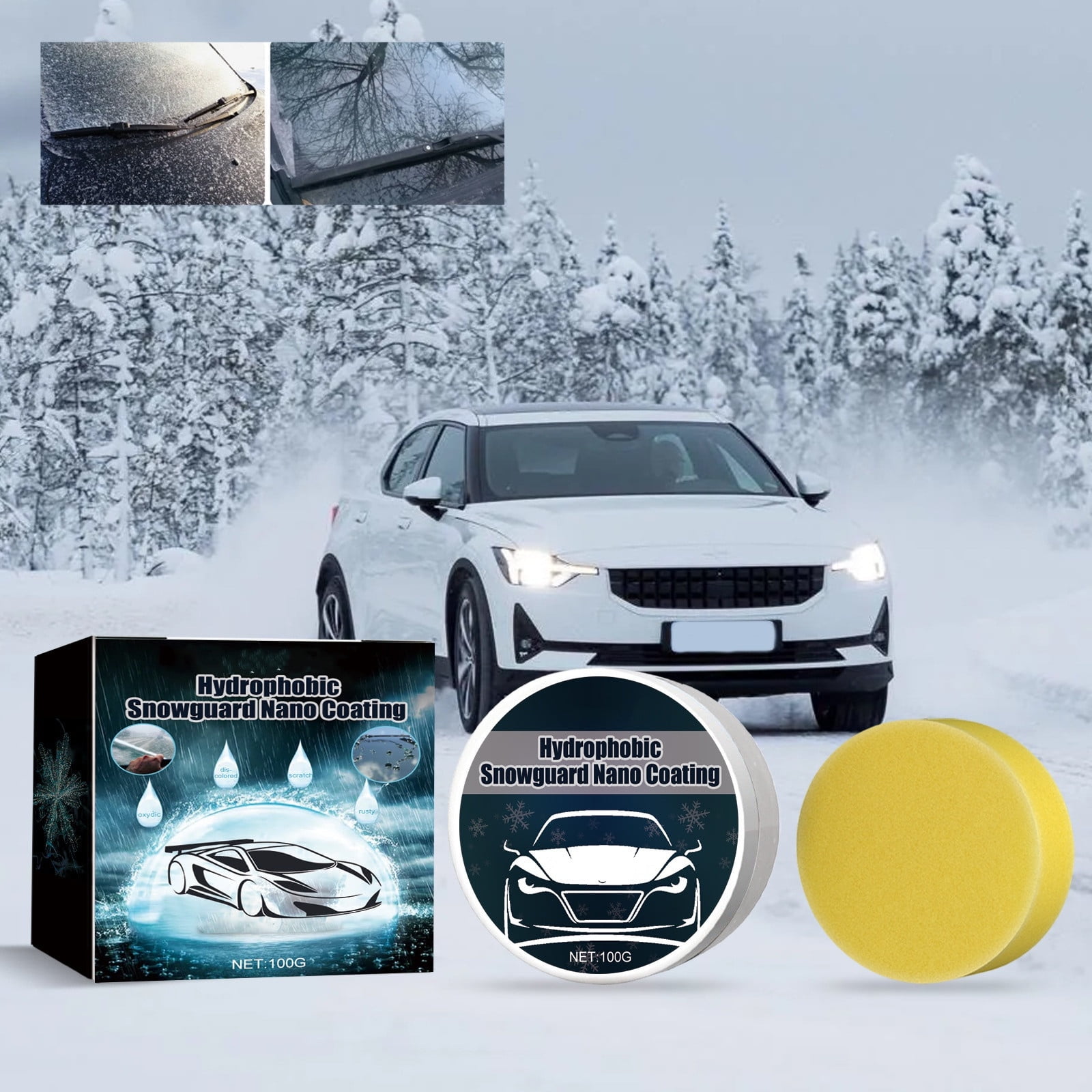 Fast Shipping Available, Car Snow Removal Cream, Windshield Ice Freezer ...