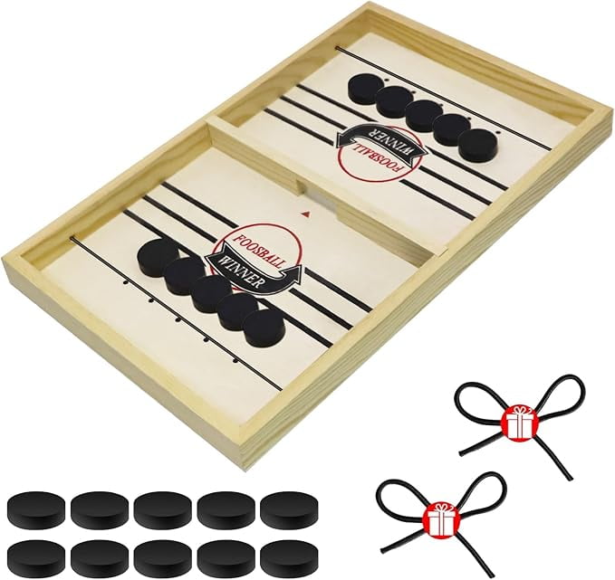 Fast Sling Puck Game, Table Battle Game for Kids and Adult, Fast-paced ...