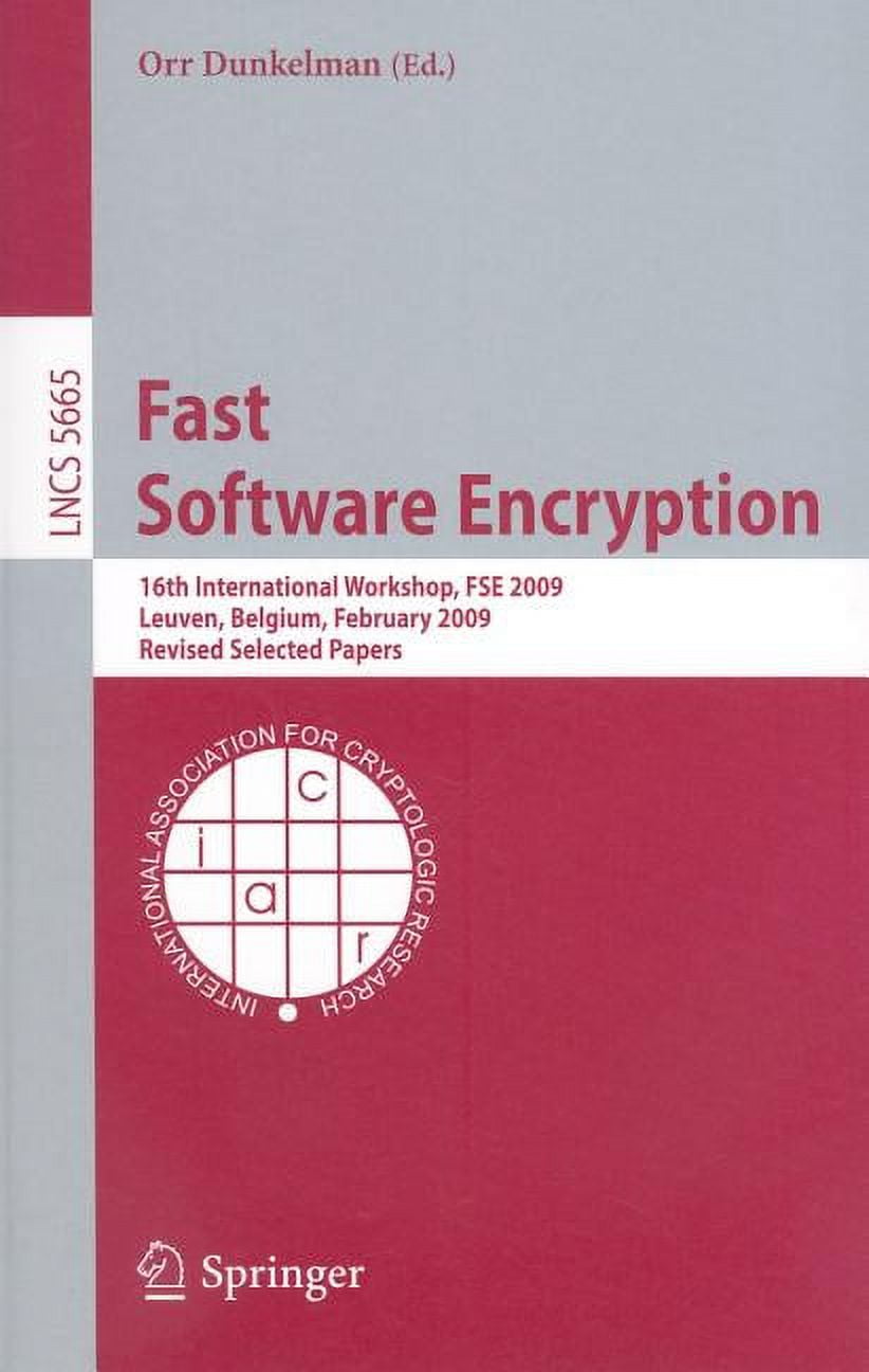 Fast Software Encryption, (Paperback) - Walmart.com