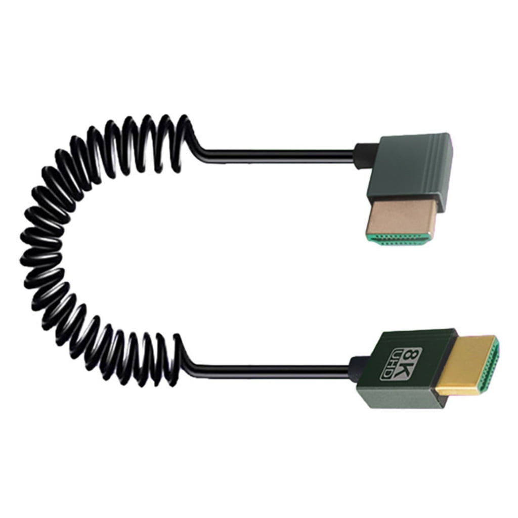 Fast Speed 8K HDMIcompatible Coiled Cable, Flexible 48Gbps ...