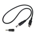 Fast Speed Charging Cord Type C to DC5521 Cable with DC4017 Adapter ...