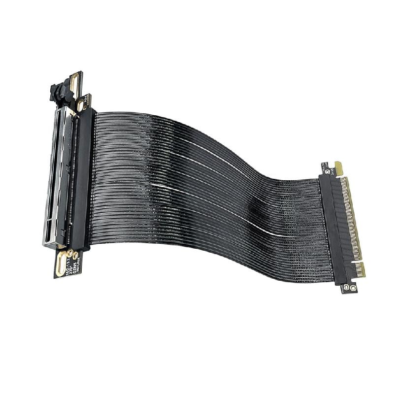 Fast Speed PCIE 5.0 X16 Graphics Card GPU Extension Cable 270° Reversed ...