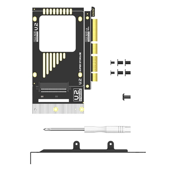 Fast Speed PCIe 5.0 to U.2 SFF 8639 Adapter Card 128GB/s Bandwidth for ...
