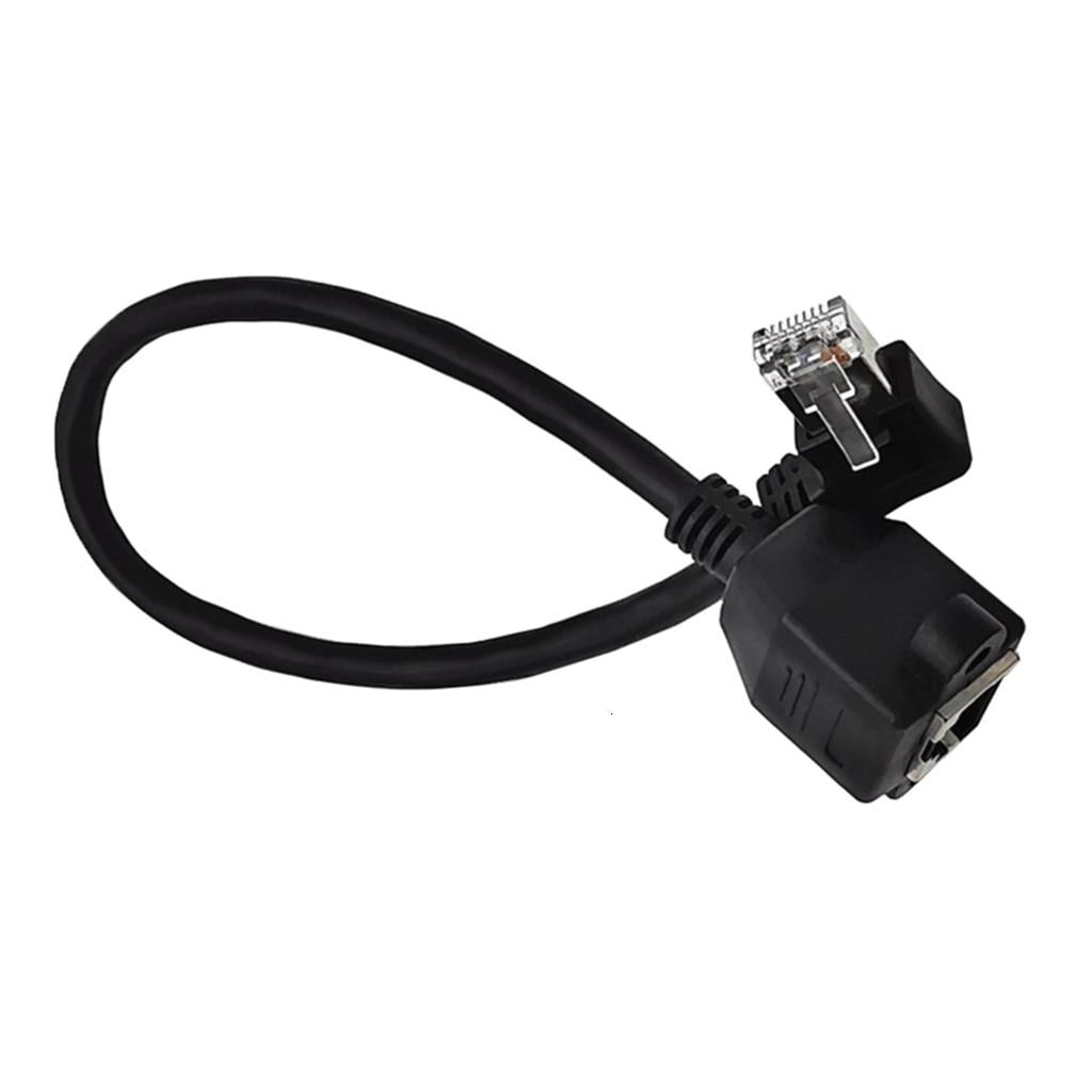 Fast Speed RJ45 Ethernet Extension Cable with 90° Left/Right/Up/Down ...