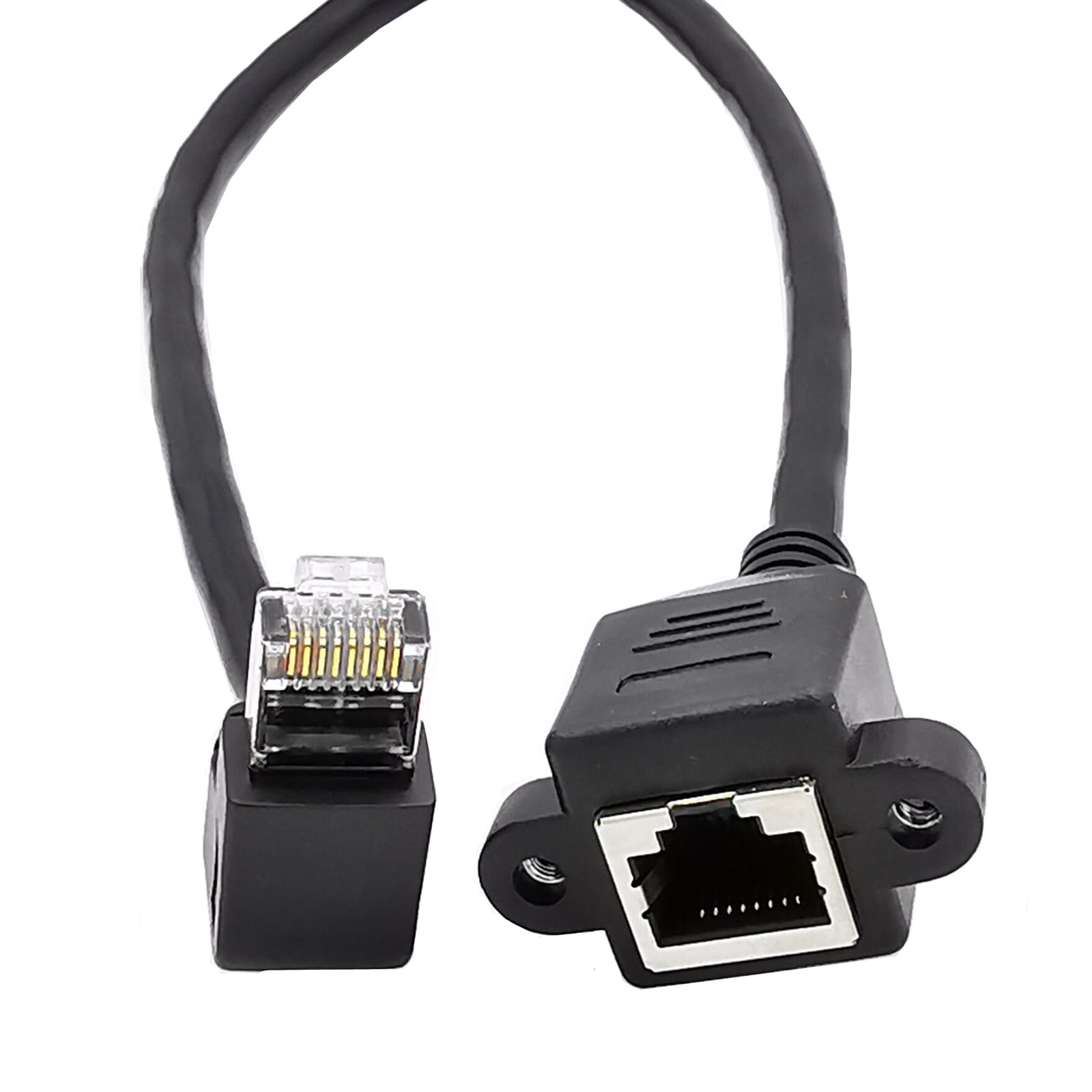 Fast Speed RJ45 Ethernet Extension Cable with 90° Left/Right/Up/Down ...