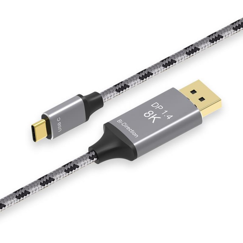 Fast Speed USB C To DisplayPort 1.4 Cable 2M, 8K@60Hz Video Output for ...