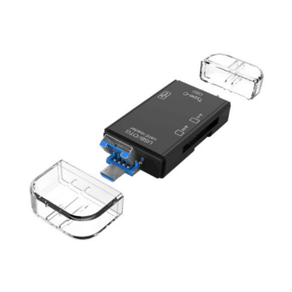 Fast Speed USB Memory Card Reader for SDTF SDXC MicroSDs Cards File Sharing - Walmart.com