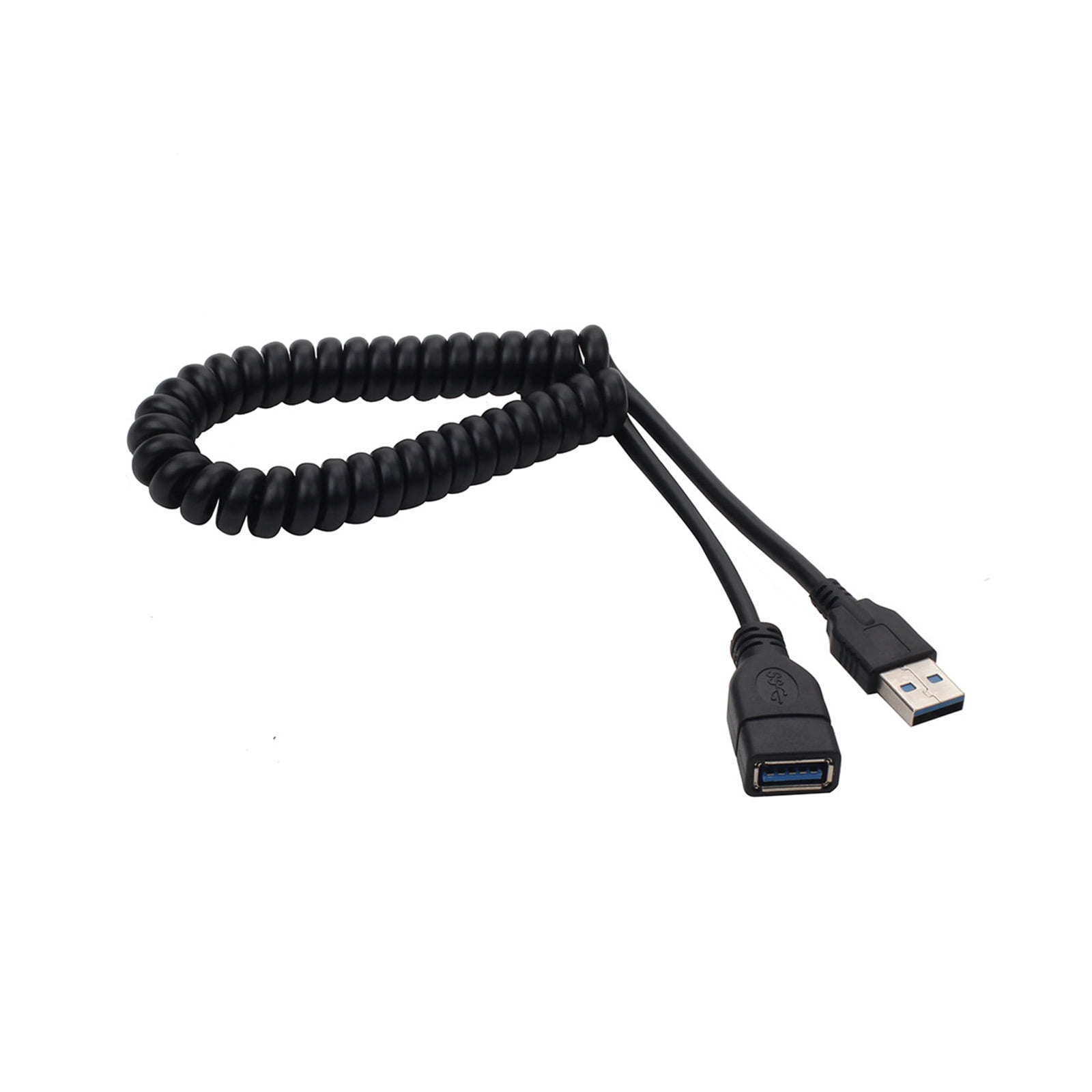Fast Speed USB3.0 Coiled Extension Cable Male to Female Cable for ...