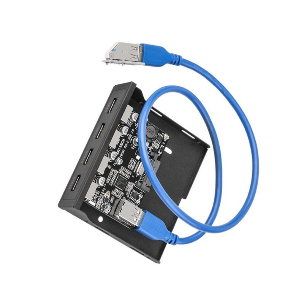 Fast Speed USB3.0 Front Drives Bay Expansion Card PCIE to 4 Port ...
