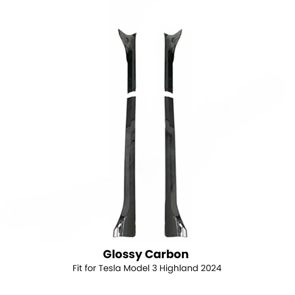 Fast Sport For Tesla Model 3 Highland 2023-202 Body Kits Glossy Carbon ...