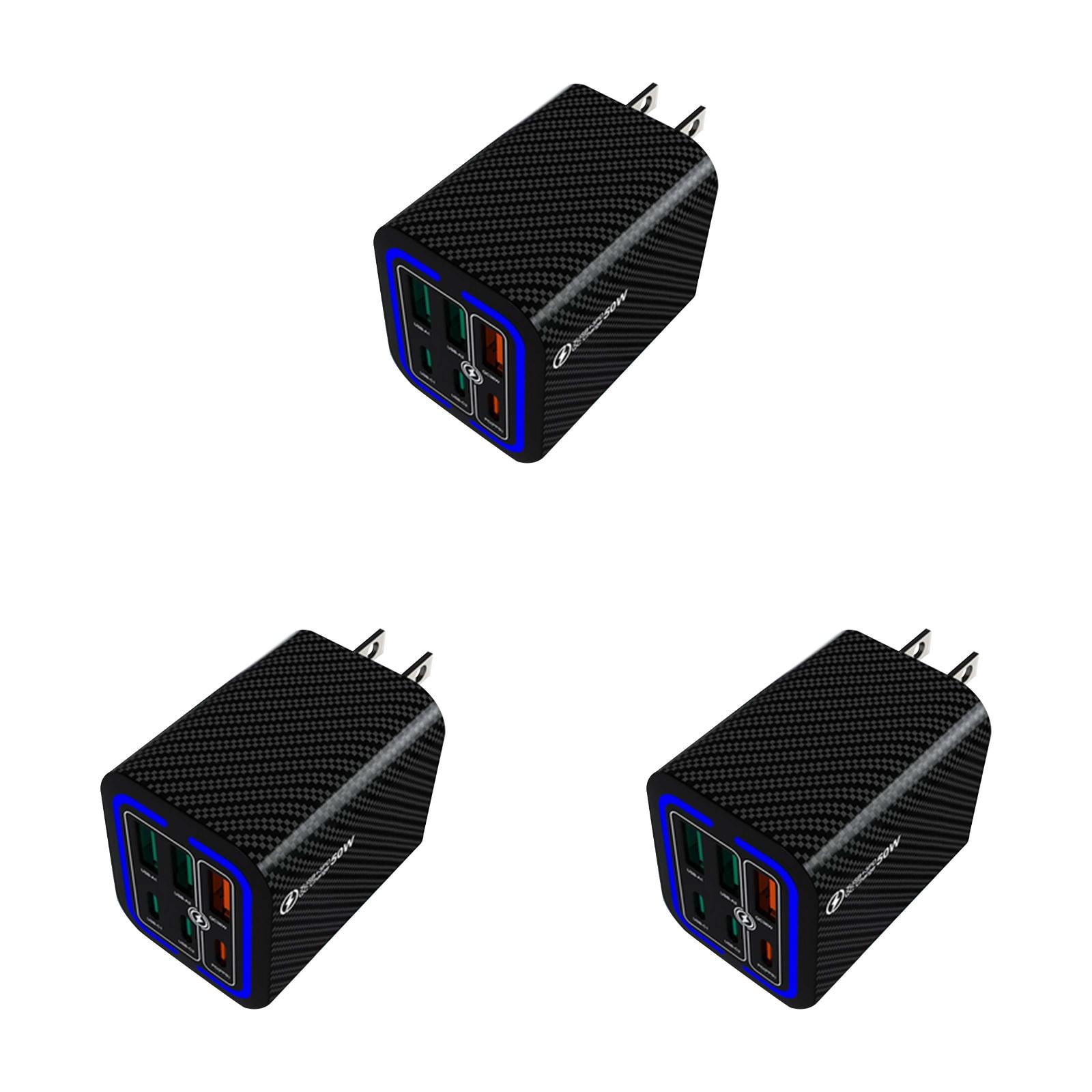 Fast Standard 3USB + 3PD Interface 50W Mobile Charging Adapter Charge ...