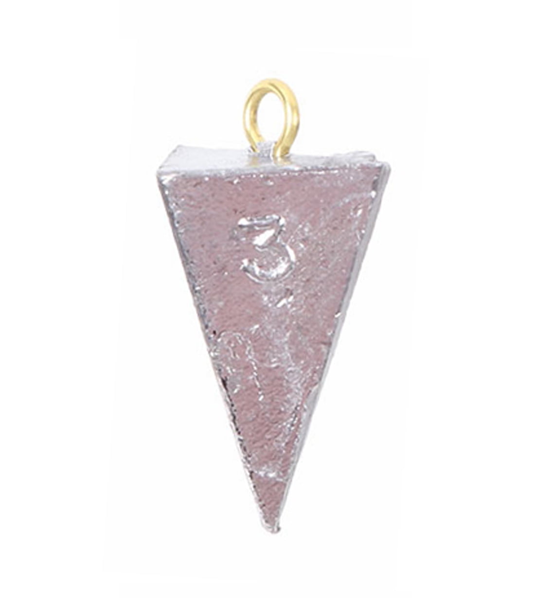 Fast Tackle Pyramid (3 Ounce 12 Pack) Sinker Fishing Weights, Fishing ...