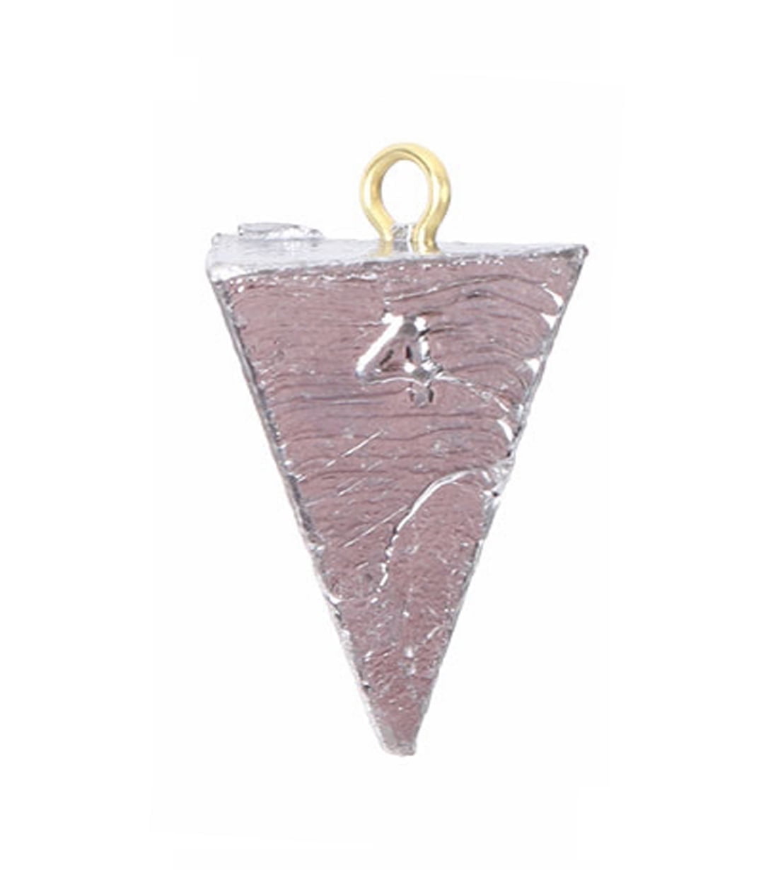 Fast Tackle Pyramid (4 Ounce 12 Pack) Sinker Fishing Weights, Fishing ...