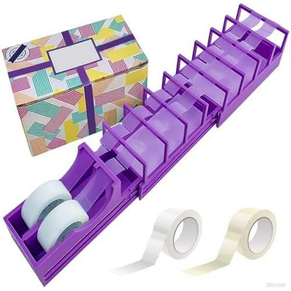 Fast Tape Dispenser for Crafts & Gift Wrapping - 18 Strips in Seconds ...
