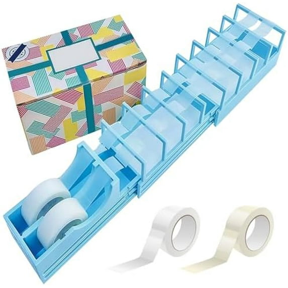 Fast Tape Dispenser for Crafts & Gift Wrapping - 18 Strips in Seconds ...