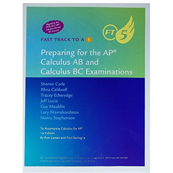 Pre-Owned Preparing for the AP Calculus AB and Calculus BC Examinations ...