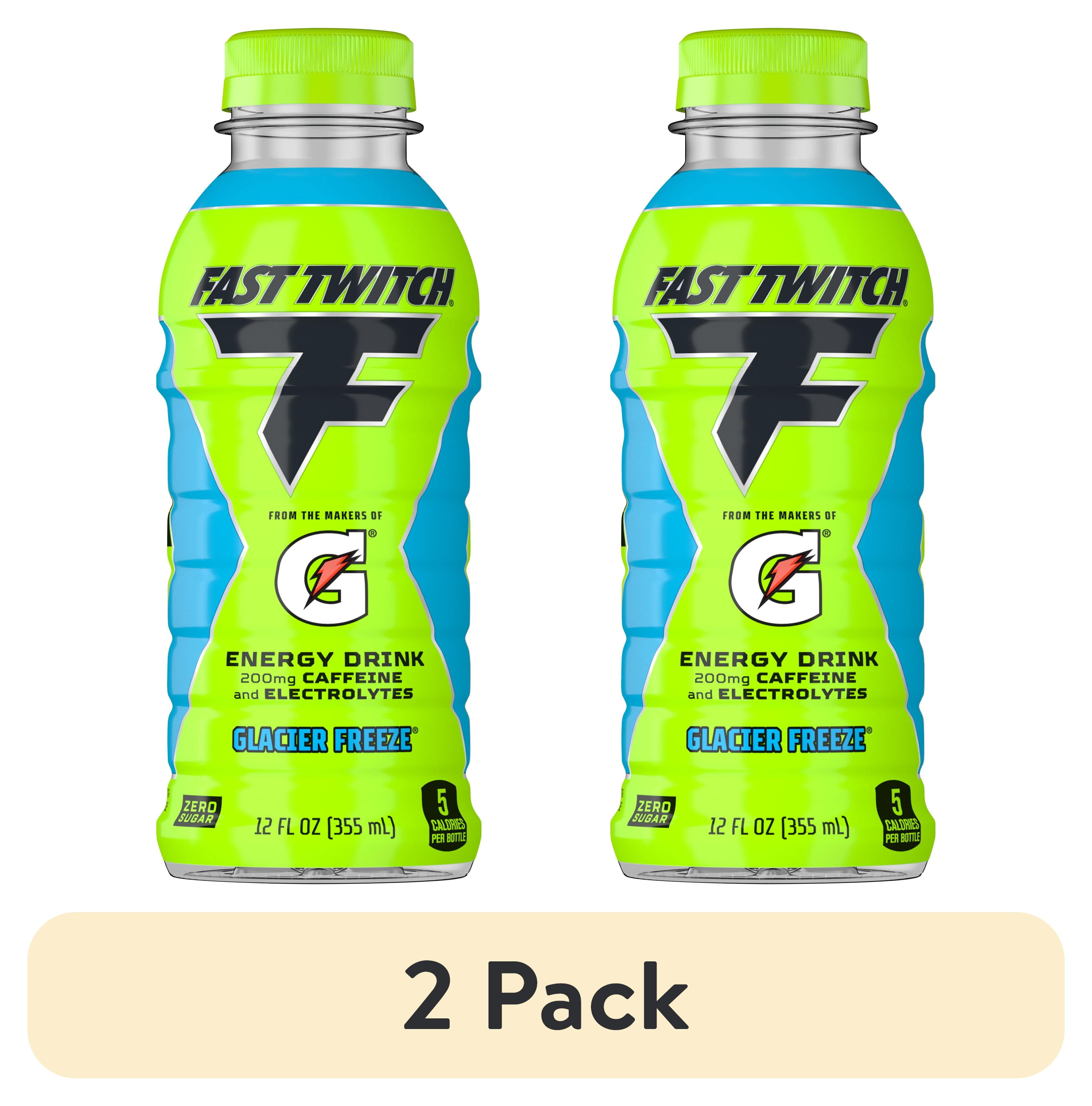 (2 pack) Fast Twitch by Gatorade Energy Drink, Glacier Freeze, 12 fl oz ...