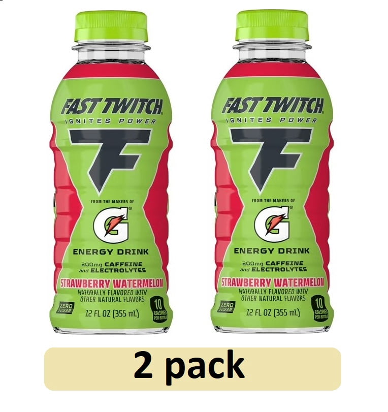 Fast Twitch by Gatorade Energy Drink, Strawberry Watermelon, 12 fl oz ...