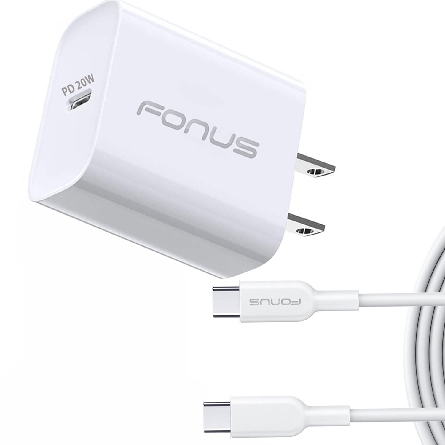 Fast Type-C 20W PD Home Charger for Cricket Icon 6/5/4/3 - 6ft Long ...