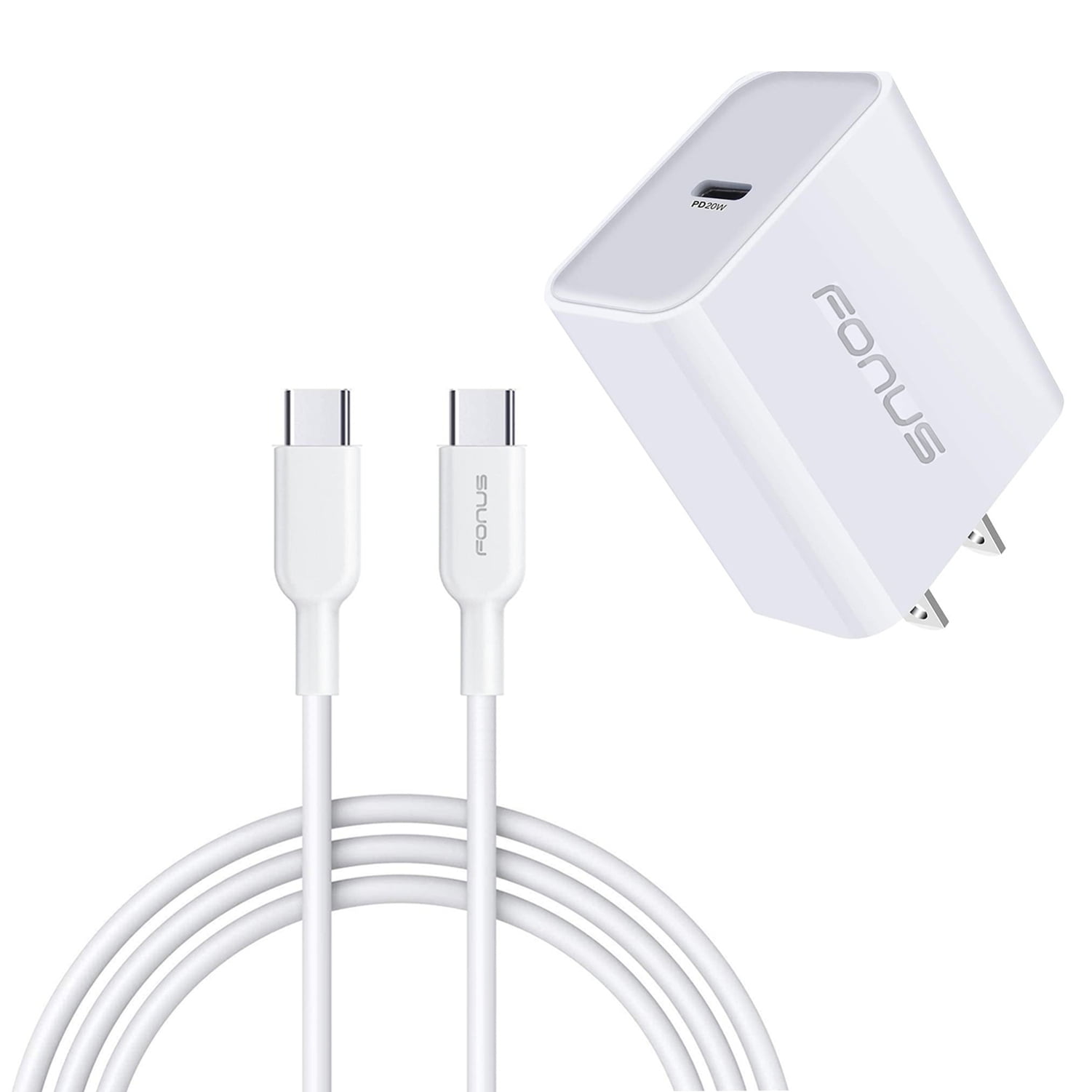 Fast Type-C 20W PD Home Charger for Motorola Edge (2024)/(2022) - 6ft ...