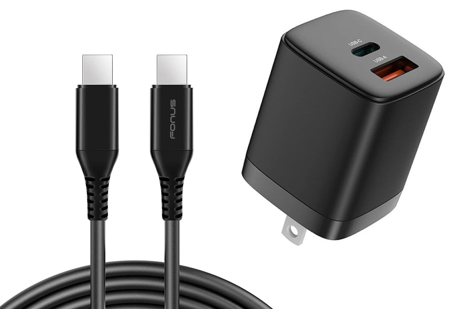 Fast Type-C 38W PD Home Charger for Google Pixel 8/Pro - 6ft Long Cable ...