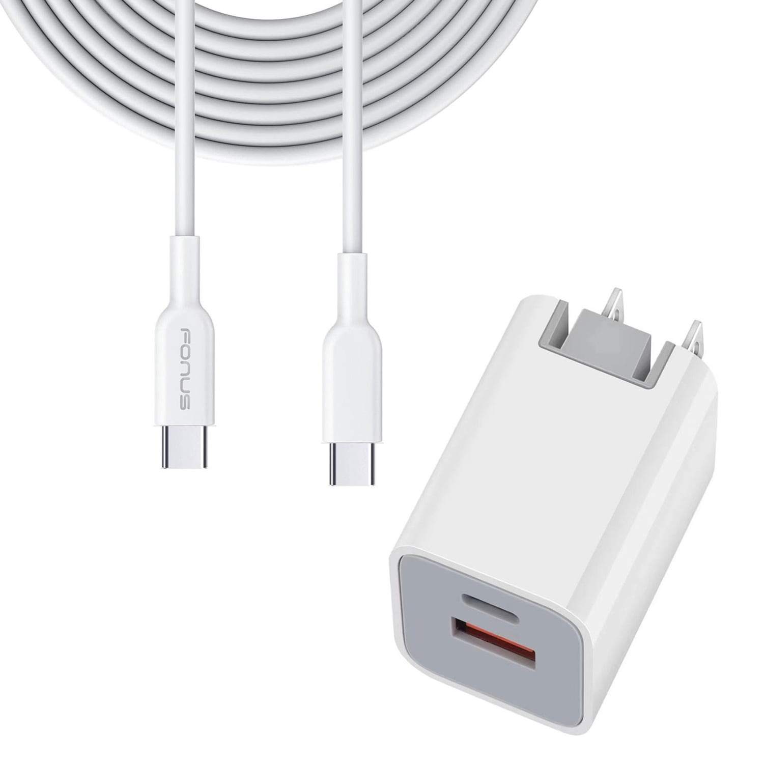 Fast Type-C 38W PD Home Charger for LG Premier Pro Plus (L455DL) - 6ft ...