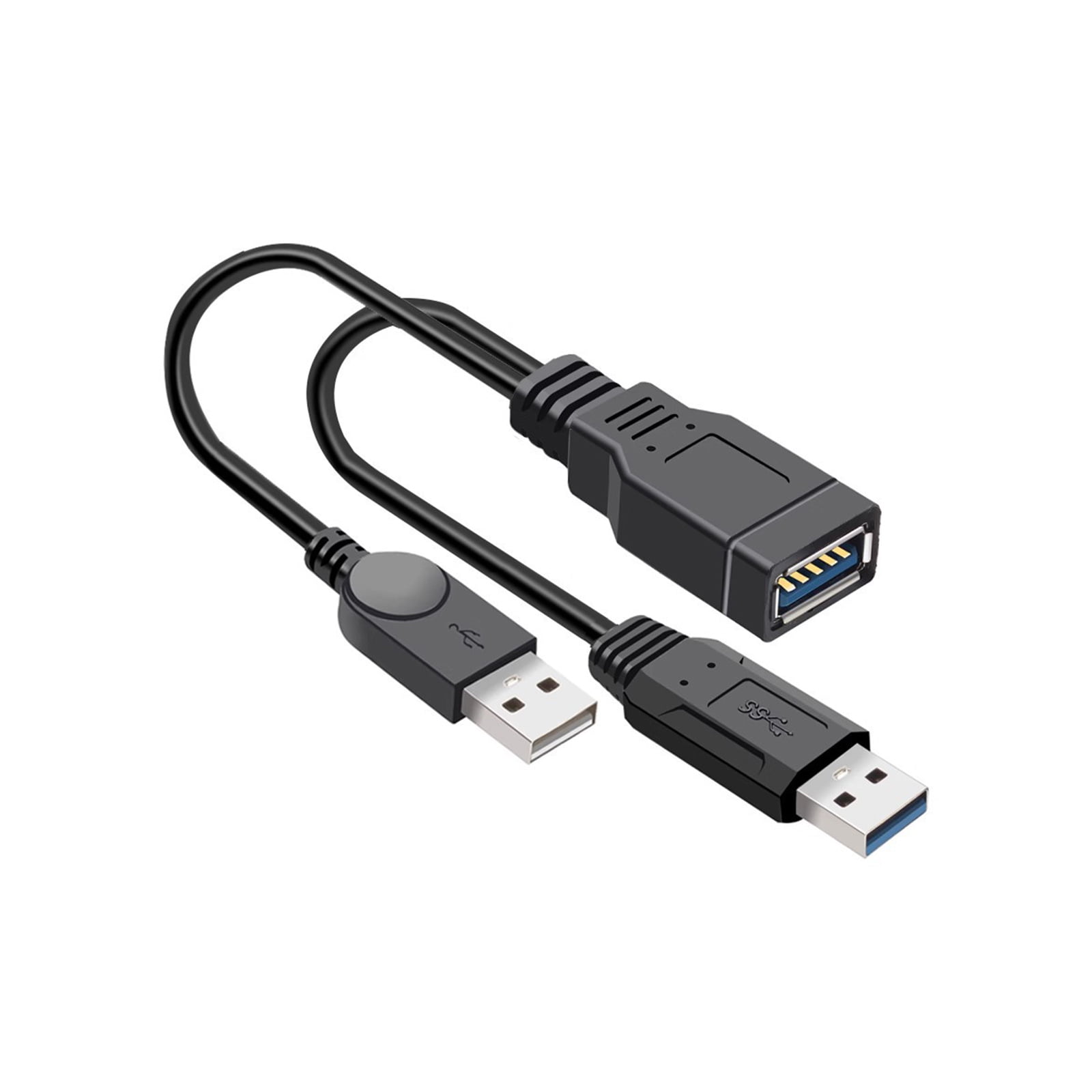 Fast USB3.0 Y Cable Featuring Two USB2.0 Port PVC and Metal Texture for ...