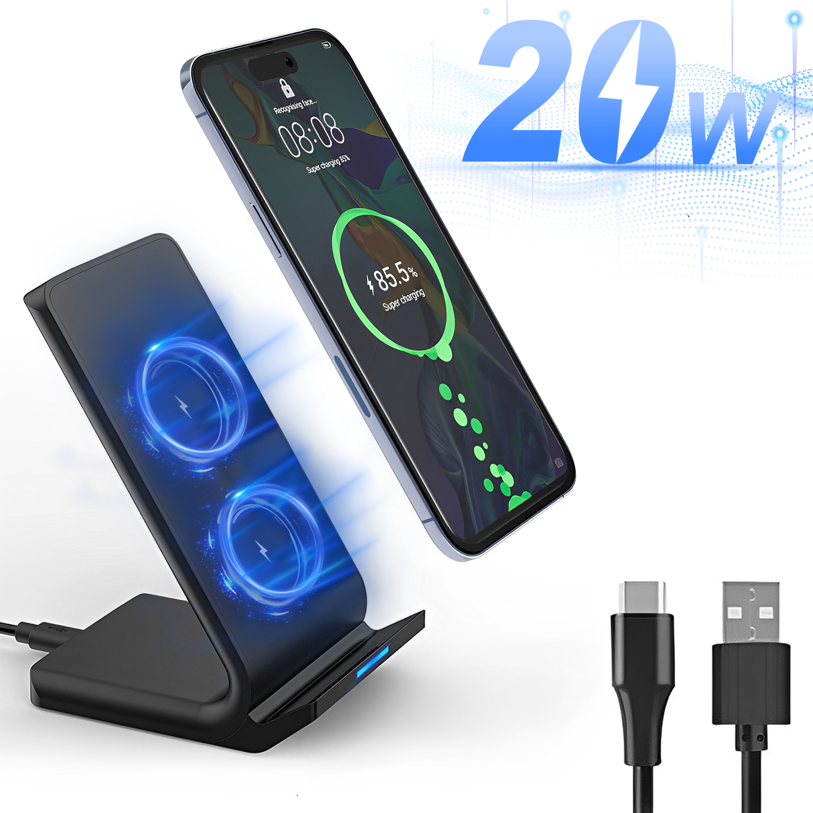 Pioneer SDA-WC01 Universal Smartphone Phone Qi Wireless Car Charger ...