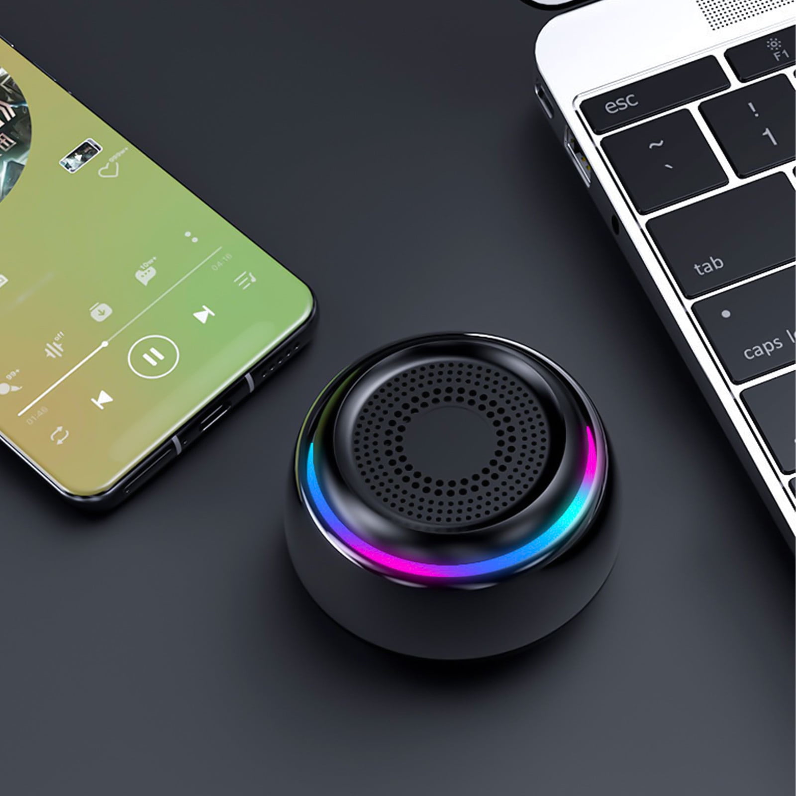 Fast Wireless Charger With Bluetooth Speaker & Modern Night Lamp,Max ...