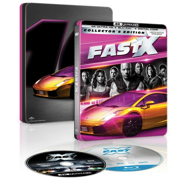 Fast X - Limited Edition Steelbook (4K Ultra HD + Blu-ray) [UHD ...